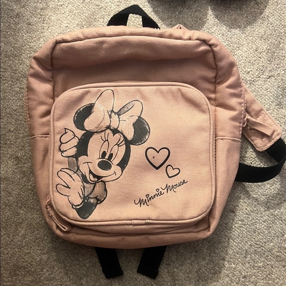 Zara | Accessories | Zara Minnie Mouse Kids Backpack Light Pink | Poshmark